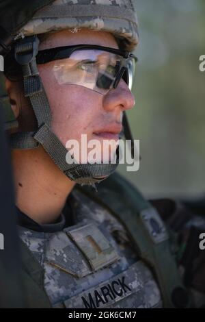 2nd Lt. Gabriela Marick, a human resources officer from the 147th Human ...
