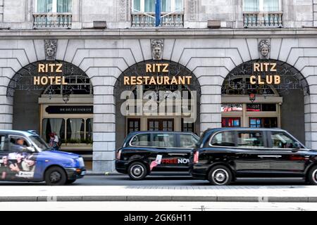 Front View of The Ritz Hotel, London England Stock Photo - Alamy