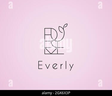 logo name Everly usable logo design for private logo, business name ...
