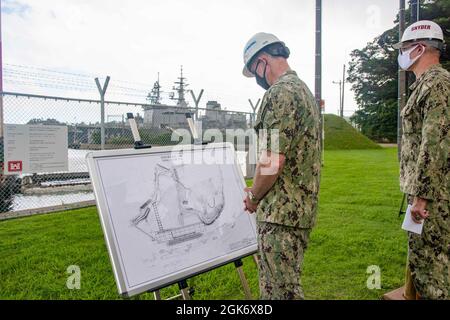 YOKOSUKA, Japan (Aug. 18, 2021) — Cmdr. Brian Snyder, Navy Munitions ...