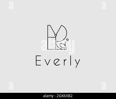 logo name Everly usable logo design for private logo, business name ...