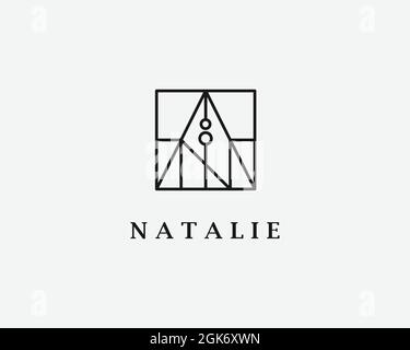 Logo name natalie usable design for private vector image Stock Vector ...