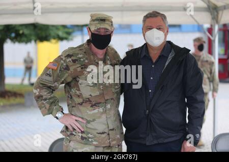 The Commander of the Joint Multinational Readiness Center (JMRC), Col ...