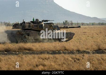 An Australian Abrams main battle tank of 1st Armoured Divison ...