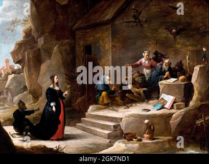David Teniers - Temptation St Anthony Stock Photo - Alamy
