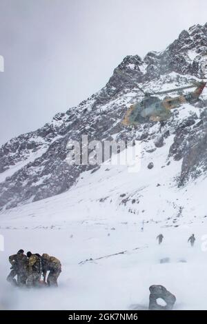 Soldiers of 10th Mountain Division conduct inventory of the parts and ...