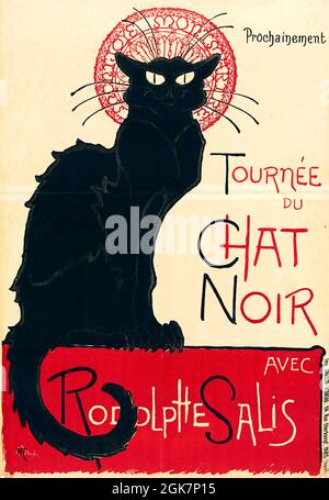 Théophile Steinlen, Tournée du Chat Noir (Le Chat Noir), Art Nouveau ...