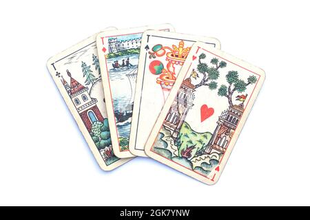 Legendary design of Soviet Union playing cards that were in almost ...