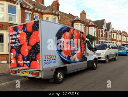 Tesco Supermarket, Hunstanton, Norfolk England UK British English ...