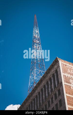 KRKD Antenna, Los Angeles, California, USA Stock Photo - Alamy