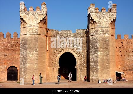 Bab Chellah in Rabat the capital of Morocco Stock Photo - Alamy