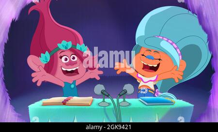 TROLLSTOPIA, (aka TROLLS TOPIA), from top: Bergen, Poppy (voice: Amanda ...