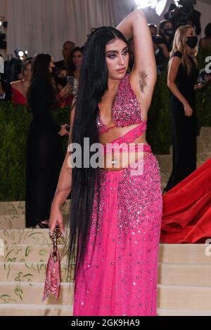 Lourdes Leon walking the red carpet at the Mugler Couturissime Exhibition Reception at the ...