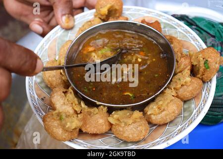 Asian most liked and fried and spicy and tasty food named fucka Stock ...