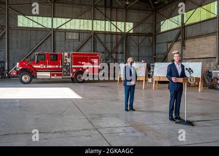 Gov. Gavin Newsom speaks at a news conference in Oakland, Calif ...
