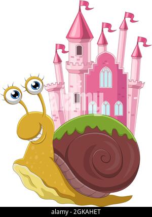 Insect cartoon character at fairy house illustration Stock Vector Image ...