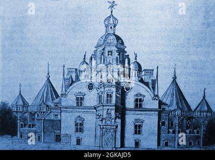 Tycho Brahe, Danish astronomer, in his observatory in Urinienborg Stock Photo - Alamy