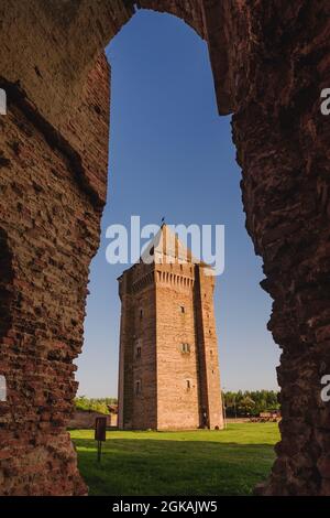 Bac Medieval Fortress Central Tower Stock Photo - Alamy