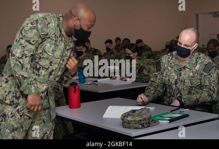 Chief Boatswain’s Mate Emeka Igwe, a Recruit Division Commander (RDC ...