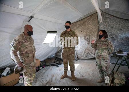 Col. Landis Maddox, commander of the 25th Division Sustainment Brigade ...