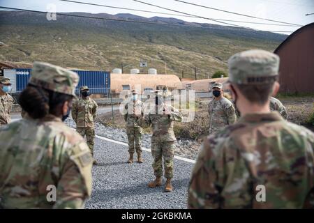 Command Sgt. Maj. Thomas Marnoch and Col. Landis Maddox, command ...
