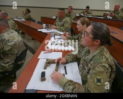 An M17 pistol during a primary marksmanship instruction given in ...