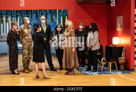 Lt. Gen. Randy George, commanding general of I Corps, addresses a group ...