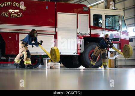 Airman 1st Class Tiara Webb, 60th Civil Engineering Squadron fire ...
