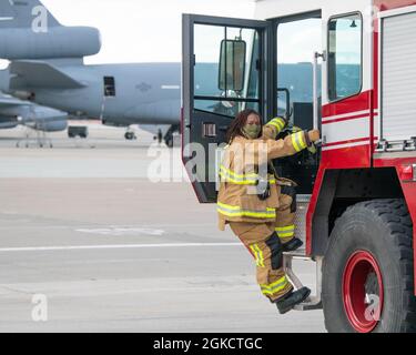 Airman 1st Class Tiara Webb, 60th Civil Engineering Squadron fire ...