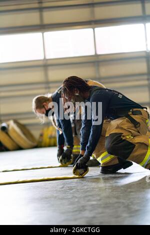 Airman 1st Class Tiara Webb, 60th Civil Engineering Squadron fire ...