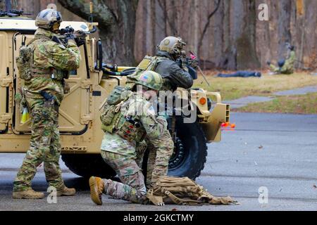 A Soldier with 4th Psychological Operations Battalion uses a ...