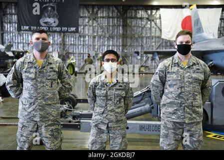Members Of The 14Th Air Force Stand In Formation In Front Of A Line Of ...