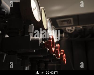 inside electric power old plant factory Stock Photo - Alamy