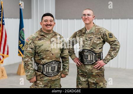 A Soldier with 2nd Battalion, 130th Field Artillery Regiment, Task ...