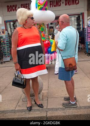 60s fashions on show at a Mod gathering in Brighton Stock Photo - Alamy