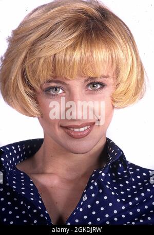 The Italian showgirl Roberta Carrano.The television program, Non è la ...