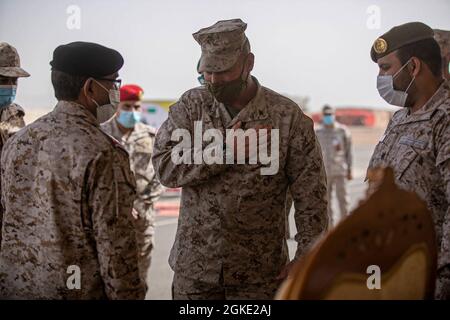 U.S. Marine Corps Col. Phillip Ash, commanding officer of 1st Marine ...