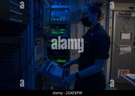 INDIAN OCEAN (March 27, 2021) – U.S. Navy Information Systems ...