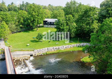 An aerial scene of Delhi, Ontario, Canada Stock Photo - Alamy