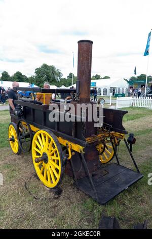 Three-quarter Rear View of a 1893, Salvesen Wagonette, Steam Car, being ...