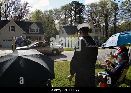 99 years old World War II veteran Harry Moyer poses in front of a P-51 ...