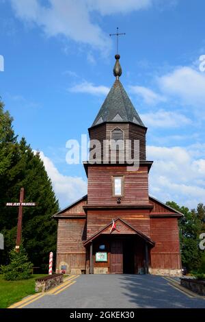 Wooden church, Giby, Podlaskie, Poland Stock Photo - Alamy
