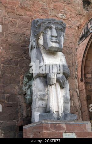 Jacob Epstein statue Ecce Homo (1934-35) Coventry Cathedral . Donated ...