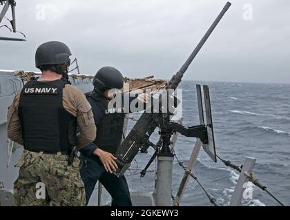 210406-N-OI940-1103 ATLANTIC OCEAN (April 1, 2021) Personnel Specialist ...