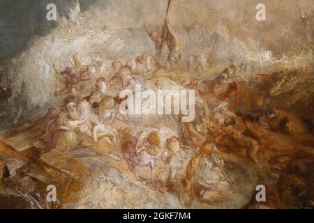 JMW Turner, The Shipwreck, painting in oil on canvas, 1805 Stock Photo ...