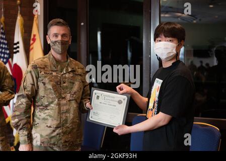U.S. Army Colonel Ellis R. Baker, Garrison Commander for USAG Yongsan ...
