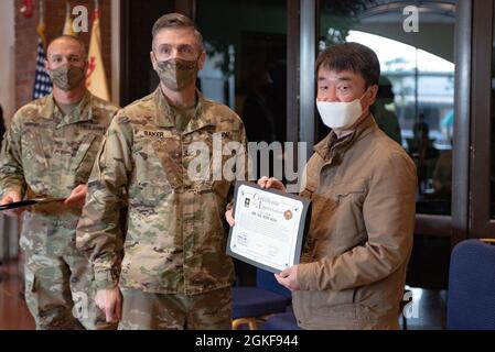 U.S. Army Colonel Ellis R. Baker, Garrison Commander for USAG Yongsan ...
