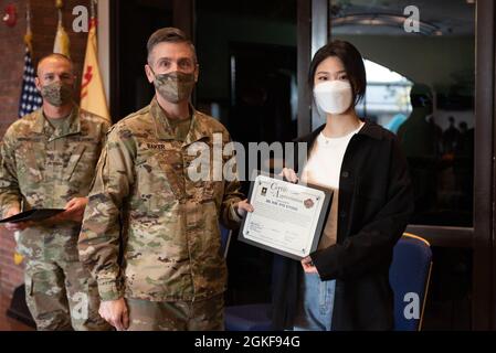 U.S. Army Colonel Ellis R. Baker, Garrison Commander for USAG Yongsan ...