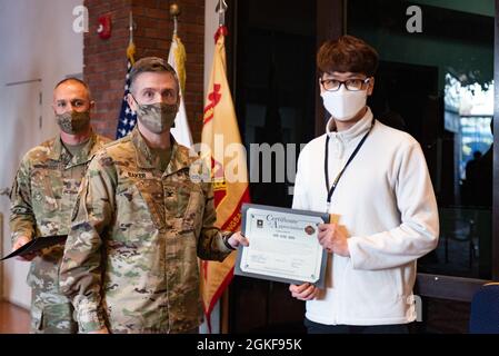 U.S. Army Colonel Ellis R. Baker, Garrison Commander for USAG Yongsan ...