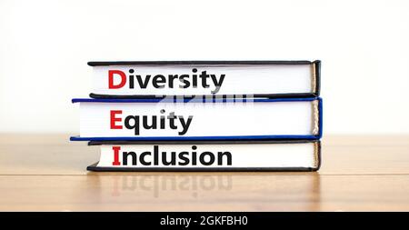 DEI, Diversity, equity and inclusion symbol. Concept words DEI ...